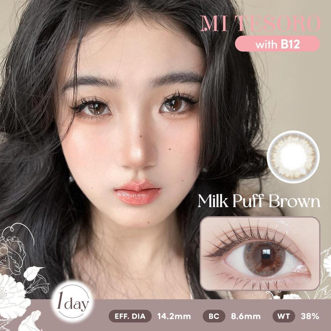 Milk Puff Brown-Mi Tesoro 1 Day Color Con 2pcs Malaysia & Singapore - B ...