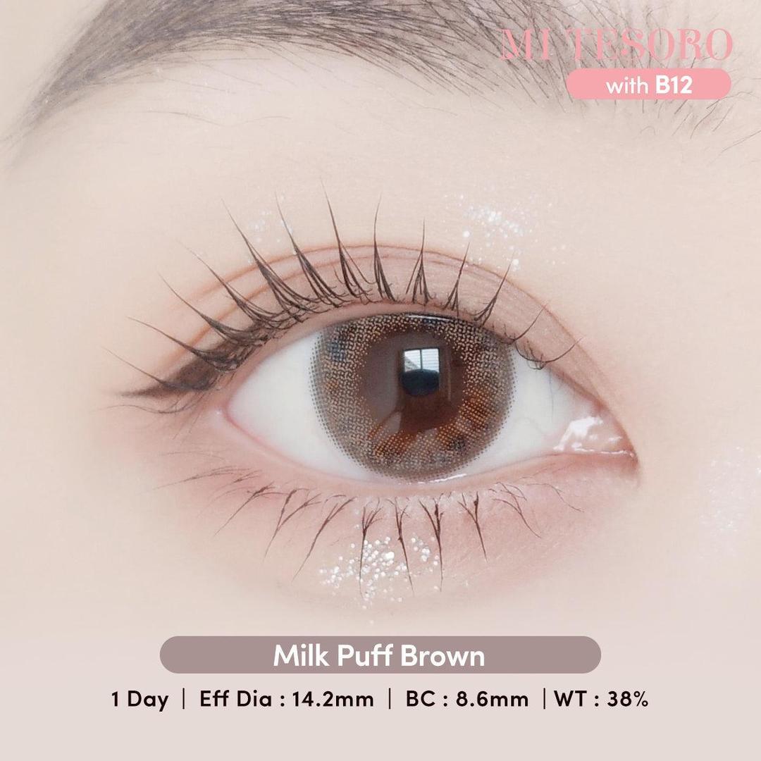 Milk Puff Brown-Mi Tesoro 1 Day Color Con 2pcs Malaysia & Singapore - B ...