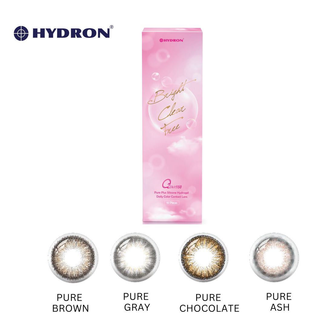 Pure Brown-Pure Plus Silicone Hydrogel 1 Day Color Contact Lens 10pcs ...