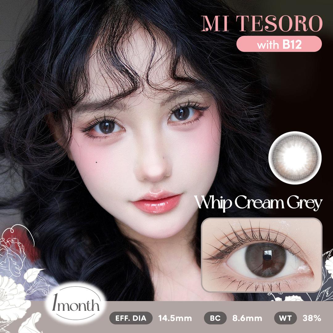 Whip Cream Grey-Mi Tesoro Monthly Color Con 2pcs Malaysia & Singapore ...